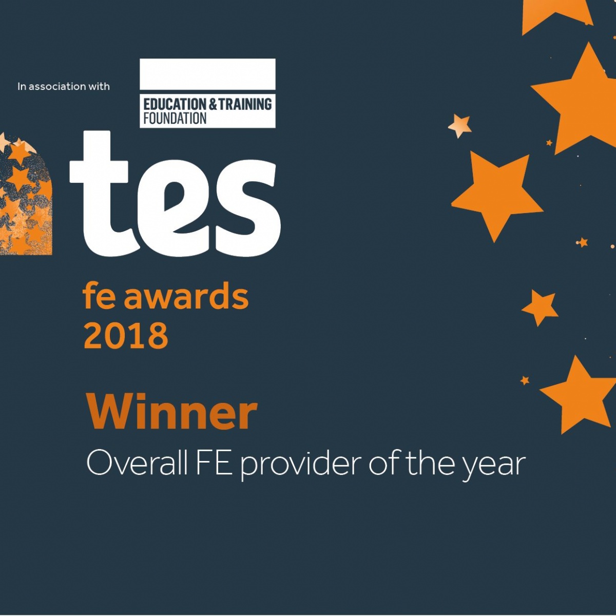 Foxes recognised as Overall FE Provider and Specialist Provider 2018 at ...